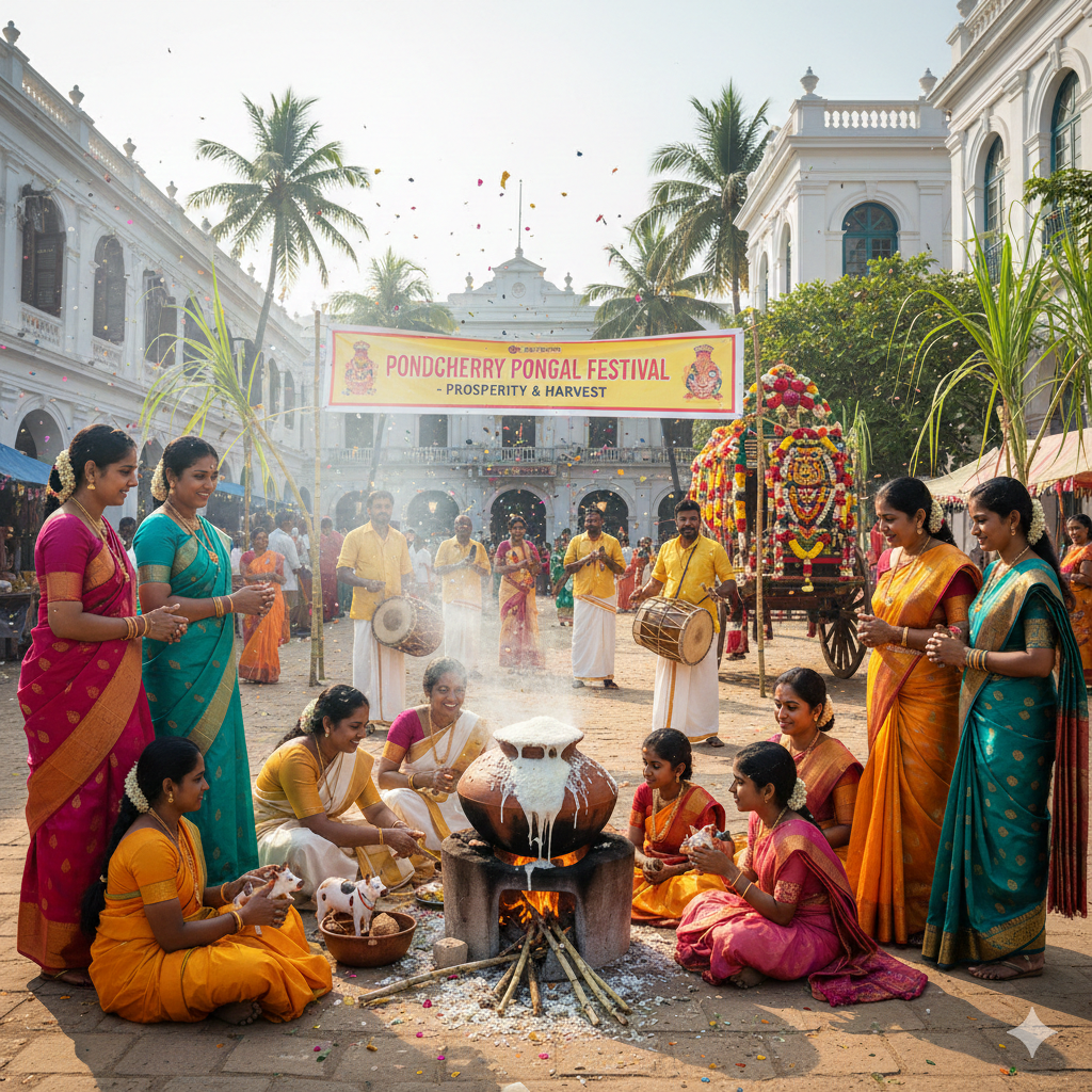 Pongal Festival in Pondicherry: Traditions & Best Places